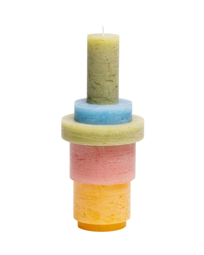 Candle Stack 03 - Pink & Yellow – The Lighthouse